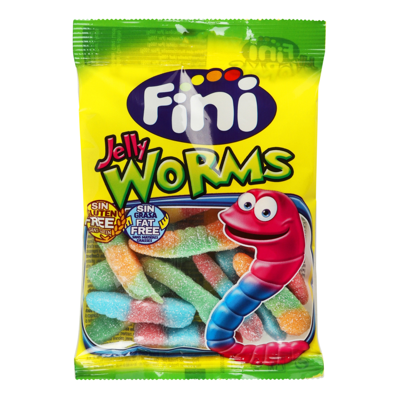 Конфеты желейные Jelly Worms Fini м/у 90г Fini(18410525116718): купить ...