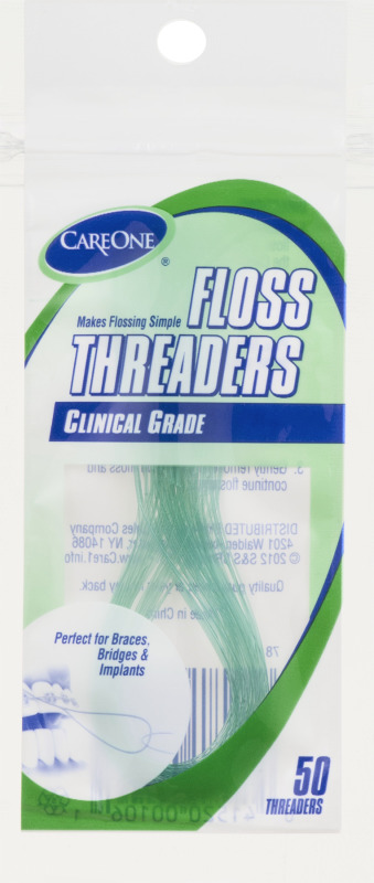 CareOne Floss Threaders Clinical Grade - 50 CT CareOne(41520001061 ...