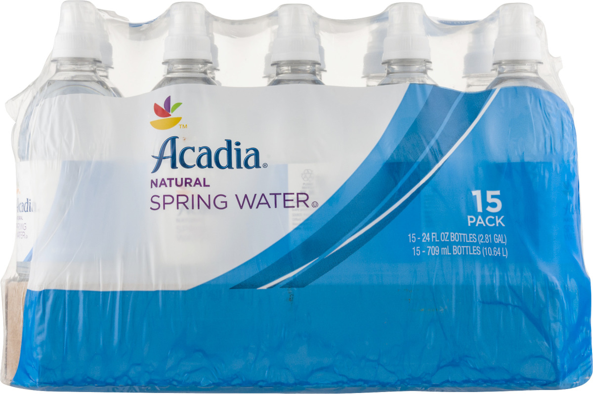 Acadia Natural Spring Water - 15 CT Acadia(688267023088): customers ...