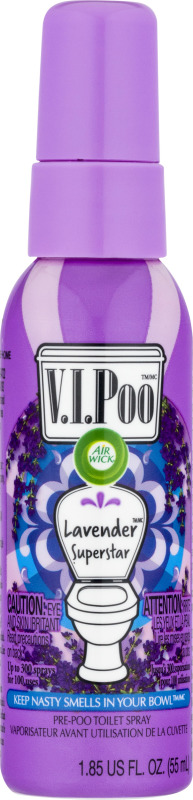 Air Wick V.I.Poo Toilet Spray Lavender Superstar Air Wick(62338965321 ...