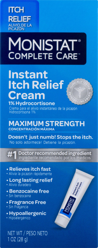 Monistat Complete Care Instant Itch Relief Cream Monistat(363736447007 ...