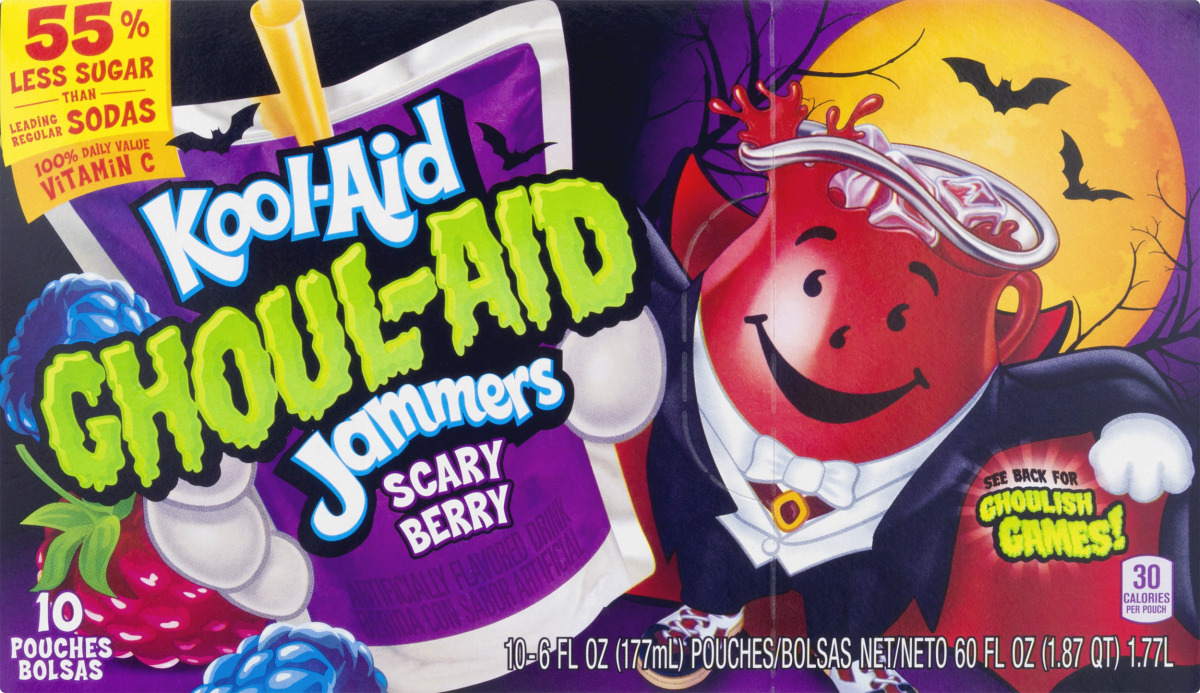 Kool-Aid Ghoul-Aid Jammers Scary Berry - 10 CT Kool-Aid(43000073377 ...