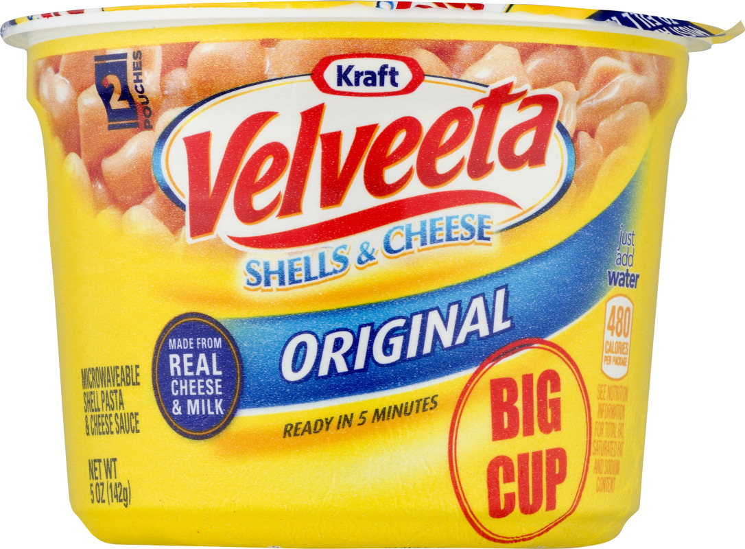 Kraft Velveeta Shells & Cheese Original Big Cup Kraft(21000065561 ...