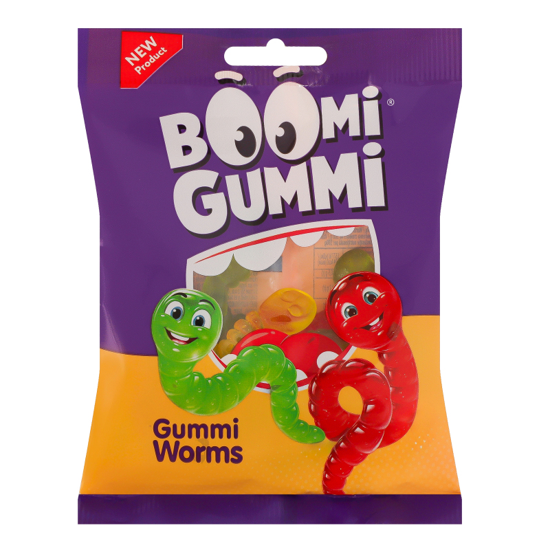 Конфеты желейные Worms Boomi Gummi м/у 70г Boomi Gummi(5902574396648 ...