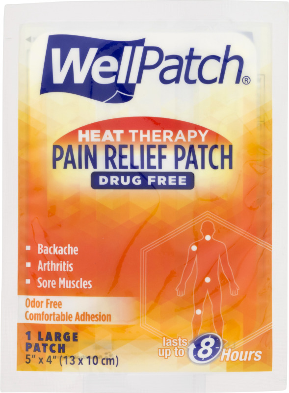 WellPatch Warming Pain Relief Heat Patch Large Wellpatch(310742098426 ...