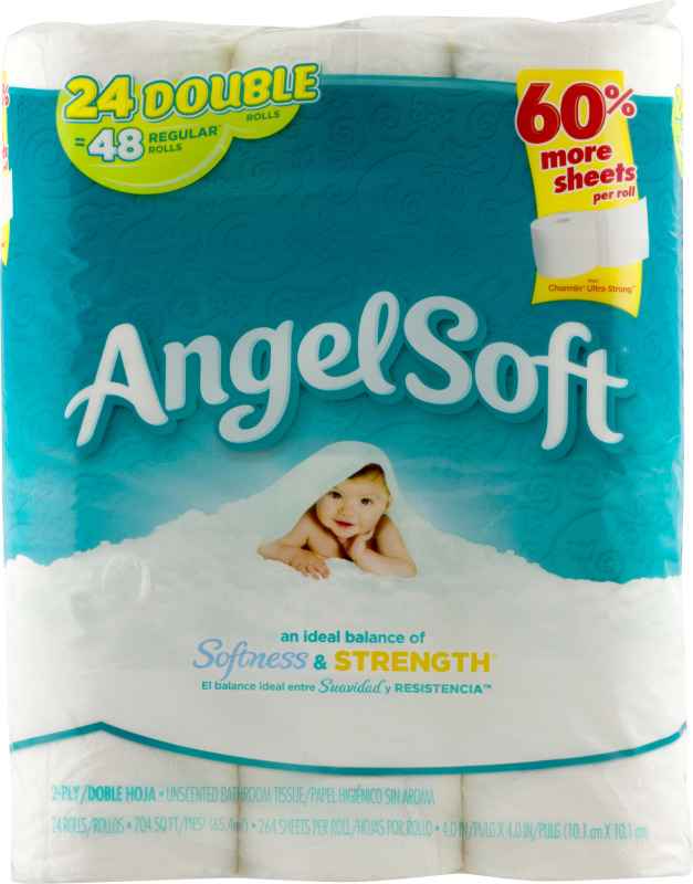 Angel Soft Unscented Bathroom Tissue Angel Soft(30400775857): customers ...