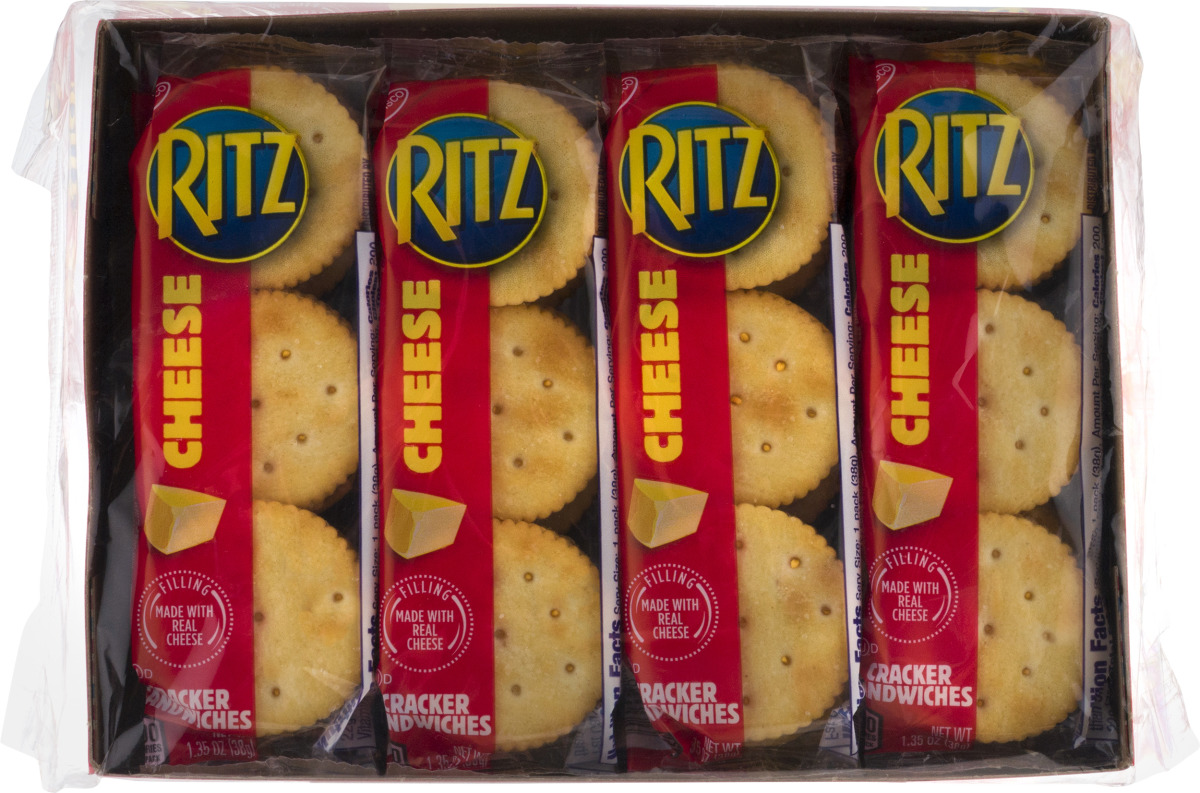 Nabisco Ritz Cheese Cracker Sandwiches - 8 CT Ritz(44000882112 ...