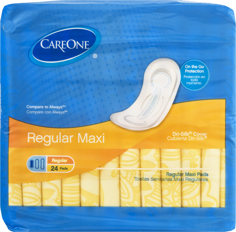 CareOne Regular Maxi Pads - 24 CT CareOne(688267022029): customers ...