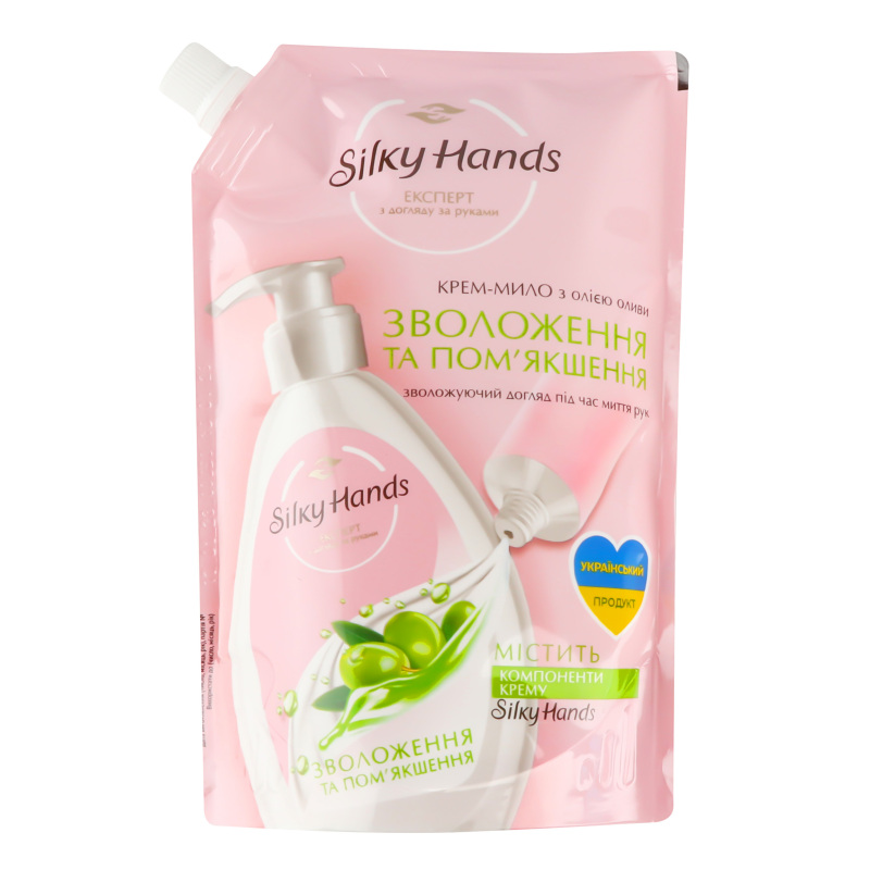 Крем-мило Зволоження та пом'якшення Silky Hands 460мл Silky Hands(8720633006126): придбати в ...