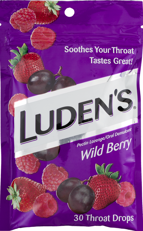 Luden's Throat Drops Wild Berry - 30 CT Luden's(814832010409 ...