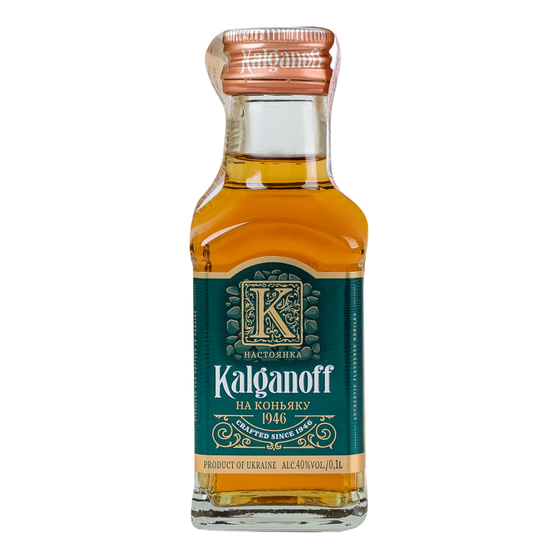 Настойка 0.1л 40% Калгановая с медом на коньяке Kalganoff бут Kalganoff ...