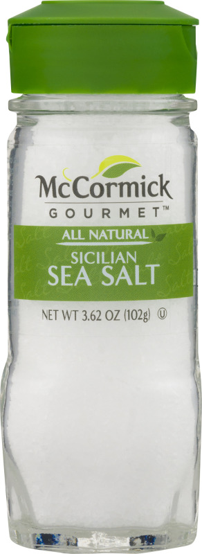 McCormick Gourmet All Natural Sicilian Sea Salt McCormick Gourmet ...