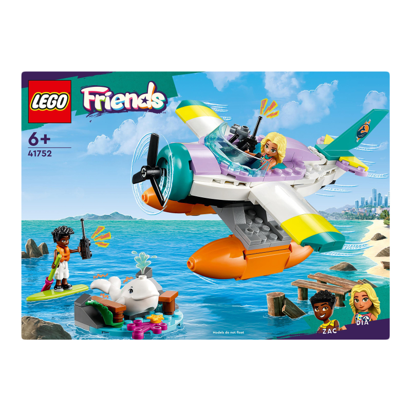 Конструктор для детей от 6лет №41752 Sea Rescue Plane Friends Lego 1шт ...