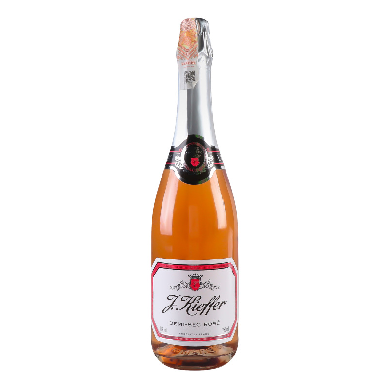 Вино игристое J.Kieffer Demi-Sec Rose розов п/слад(3245412379758 ...
