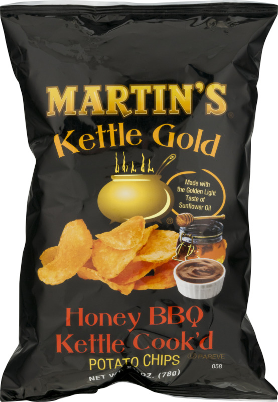 Martin's Kettle Gold Potato Chips Honey BBQ Martin's(33049000588 ...