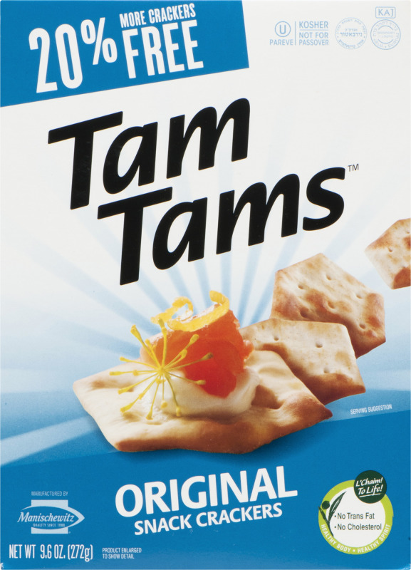 Manischewitz Tam Tams Original Snack Crackers Tam Tams(72700000338 ...