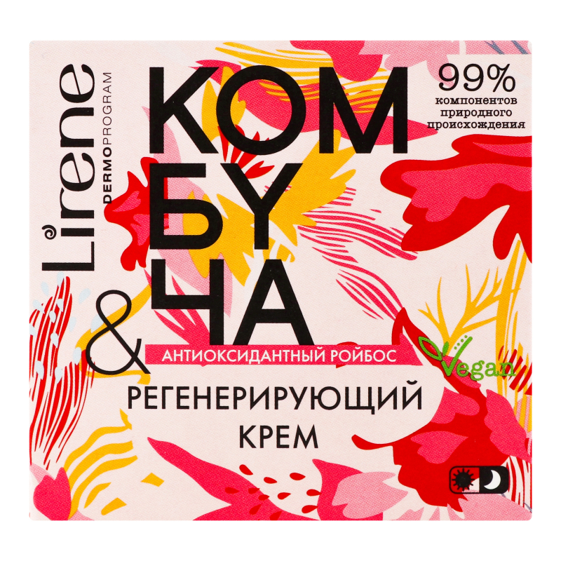 Крем для лица регенерирующий Комбуча Lirene 50мл Lirene(5900717009936 ...