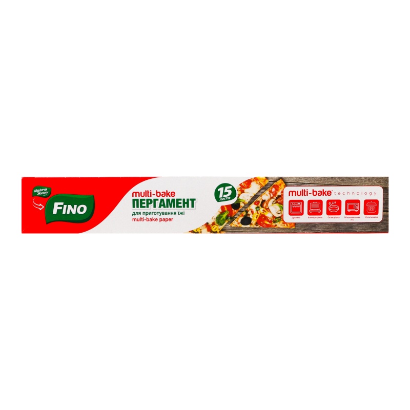 Пергамент для приготовления еды в листах Multi-bake Fino 15шт Fino ...