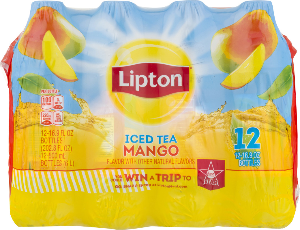 Lipton Iced Tea Mango - 12 PK Lipton(12000152726): customers reviews ...