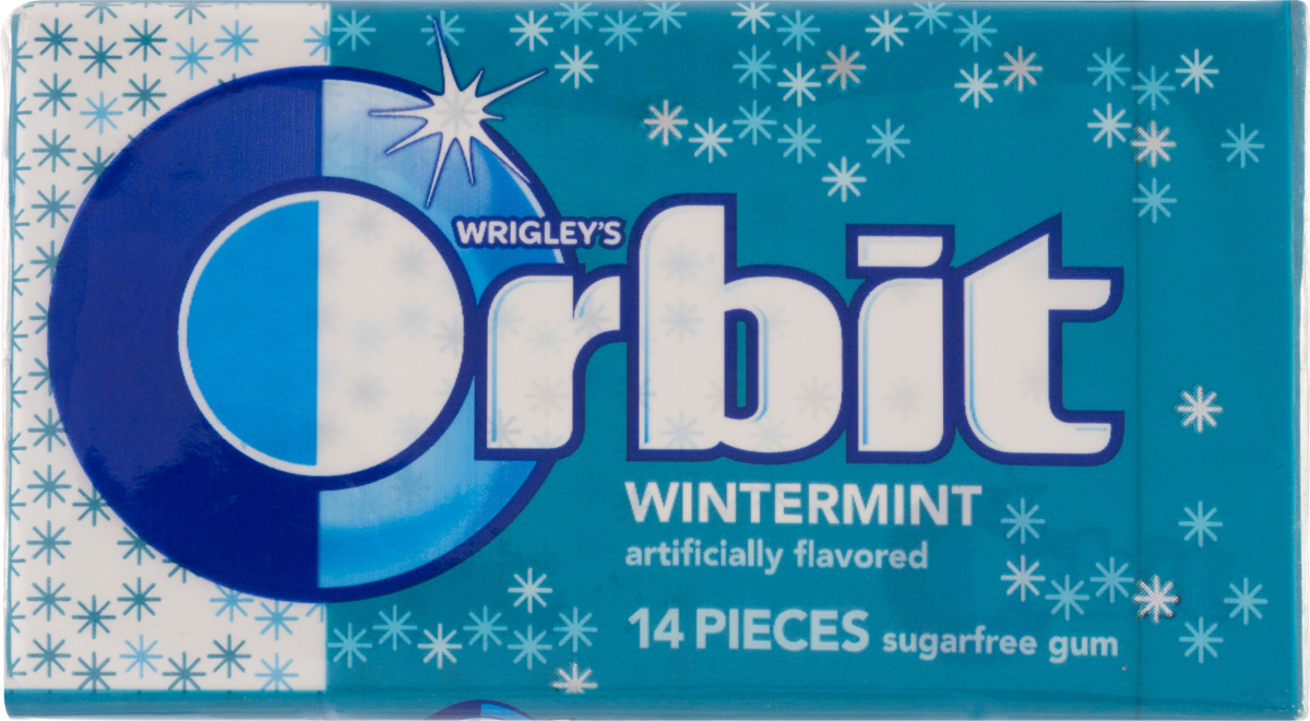 Wirgley's Orbit Sugarfree Gum Wintermint - 14 CT Wrigley's Orbit ...