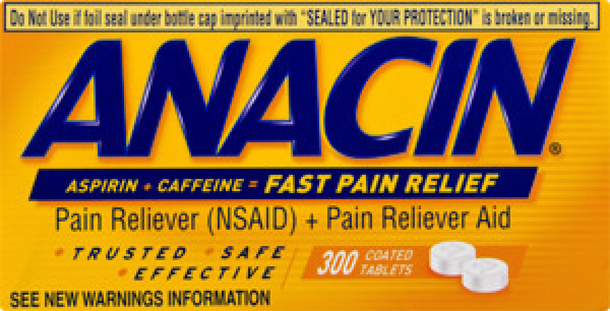 Anacin Fast Pain Relief Tablets - 300 CT Anacin(363736200657 ...