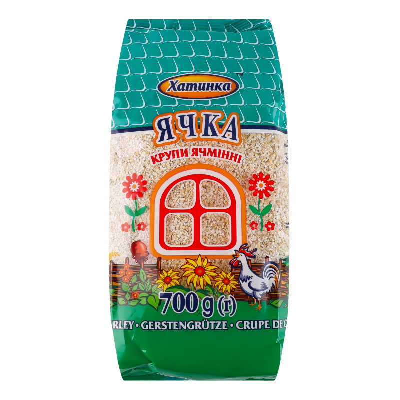 Крупа ячменная Ячка Хатинка м/у 700г Хатинка(14820174600218): купить в ...