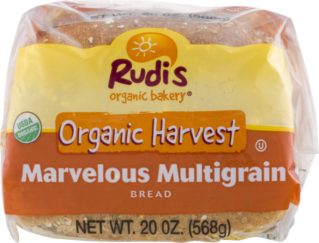 Rudi's Organic Bakery Organic Harvest Marvelous Multigrain Bread Rudi's ...