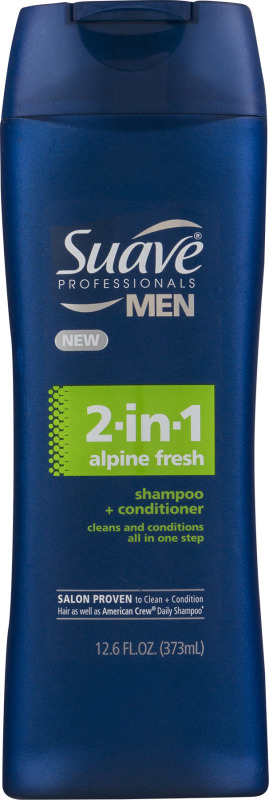 Suave Professionals Men 2-in-1 Shampoo + Conditioner Alpine Fresh Suave ...