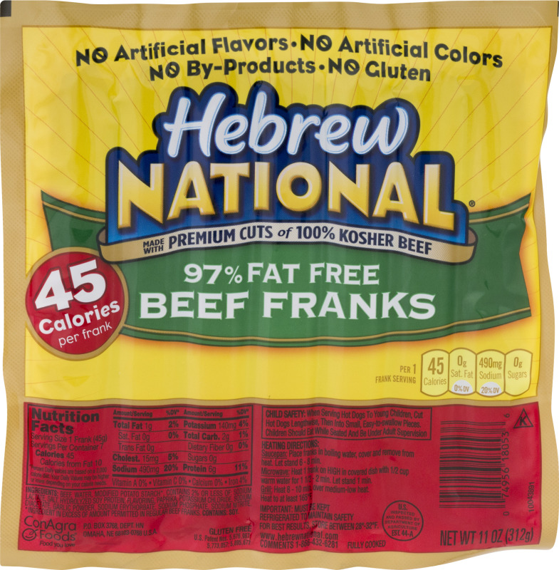 Hebrew National Hot Dogs