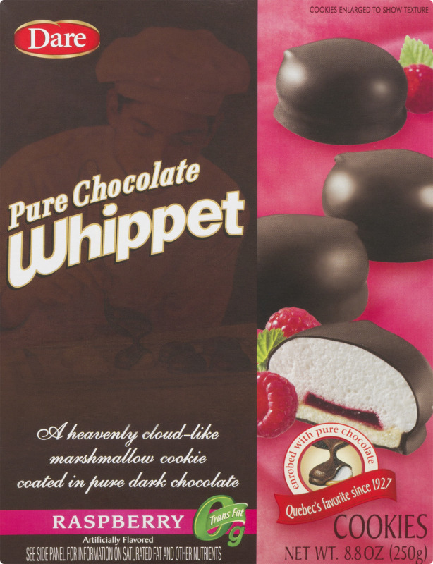 Dare Pure Chocolate Whippet Cookies Raspberry Dare(55653000624 ...