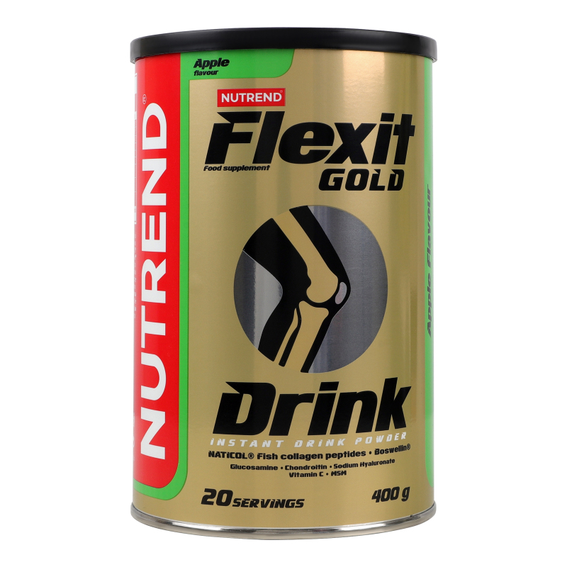 Добавка пищевая с подсластителями Яблоко Flexit Gold Drink Nutrend 400г ...