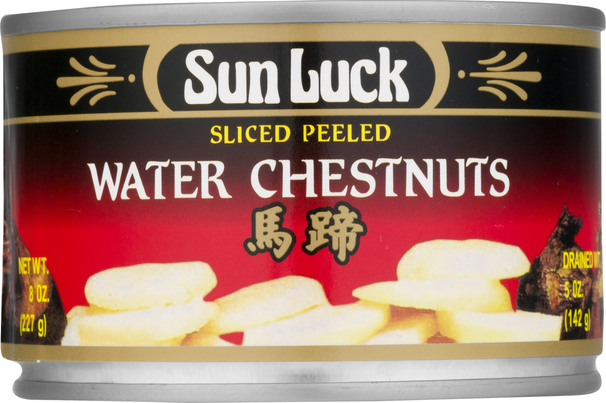 Sun Luck Water Chestnuts Sliced Peeled Sun Luck(76132170065): customers ...