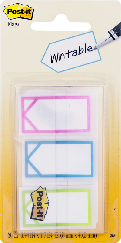 Post-it Flags Writable - 60 CT Post-it(51141371863): customers reviews ...