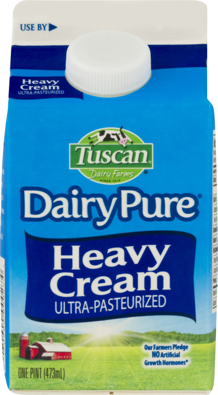 Dairy Pure Heavy Cream Ultra-Pasteurized Tuscan Dairy Farms(70600000274 ...
