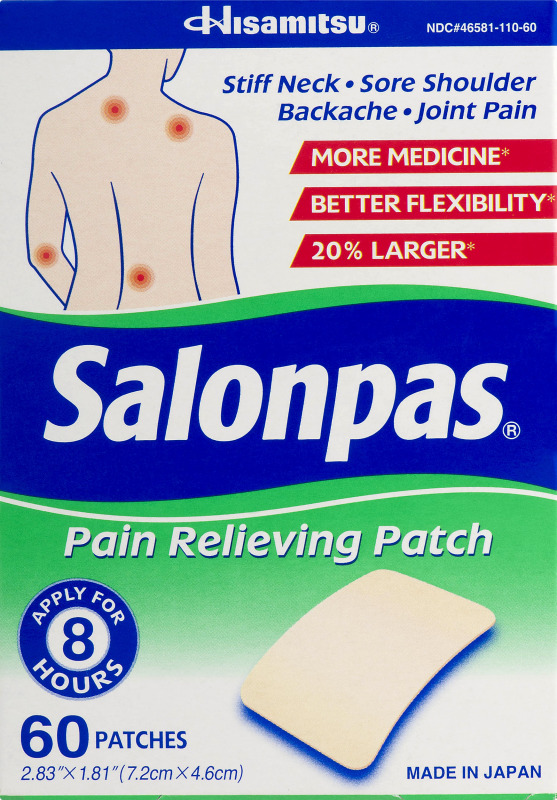 Salonpas Pain Relieving Patch - 60 CT Salonpas(346581110609): customers ...