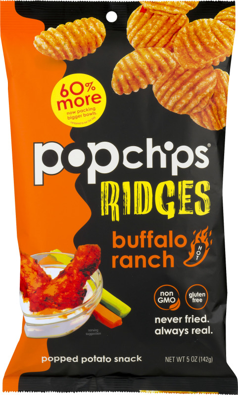 Popchips Ridges Popped Potato Snack Buffalo Ranch Popchips(82666503040): customers reviews ...