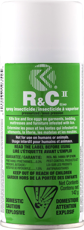 (CN) R&C II Insecticide A Vaporiser Sous Pression, R&C II Spray ...