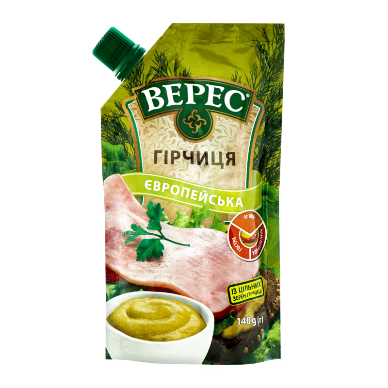 Гірчиця Європейська Верес д/п 140г Верес 4820008092267: купить в ...