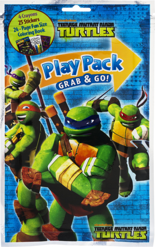 Play Pack Grab & Go! Nickelodeon Teenage Mutant Ninja Turtles Play Pack ...