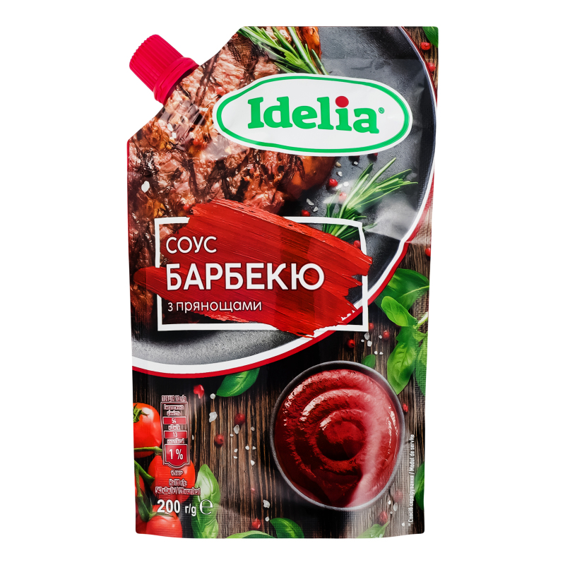 Соус с пряностями Барбекю Idelia д/п 200г Idelia(4820071649108): купить ...