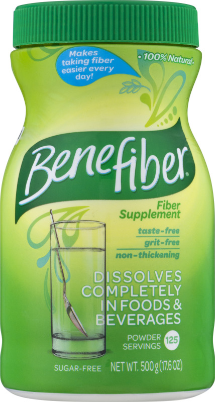 Benefiber Fiber Supplement Sugar-Free 125 Powder Servings Benefiber ...