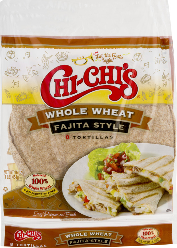 Chi-Chi's Whole Wheat Tortillas Fajita Style - 8 CT Chi-Chi's ...
