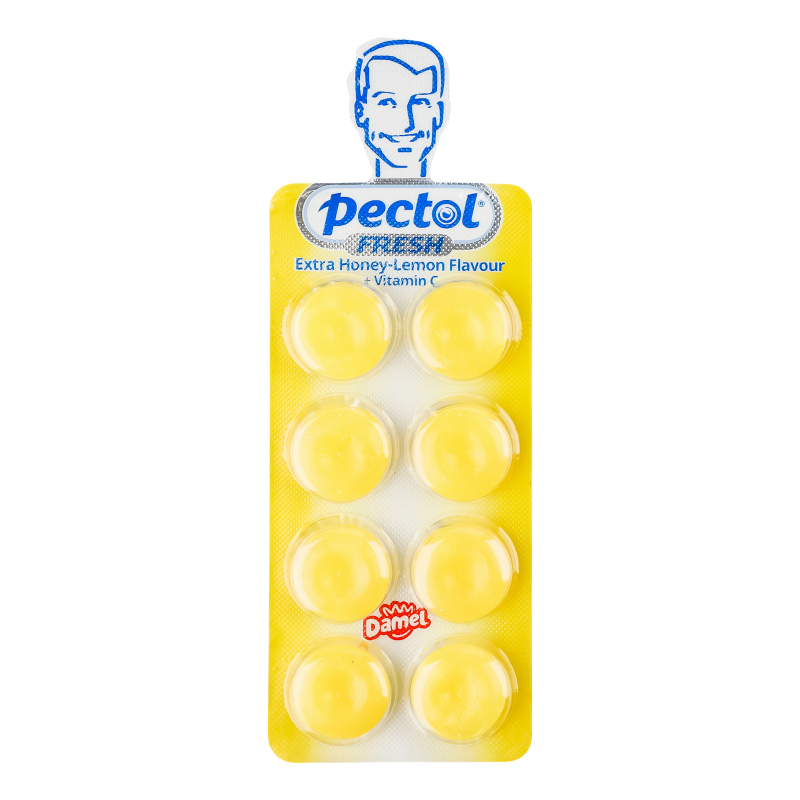 Конфеты Extra honey-lemon flavour + Vitamin C Pectol п/у 19.2г Pectol ...