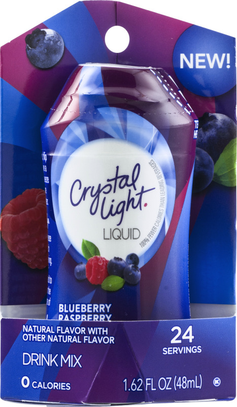 Crystal Light Liquid Drink Mix Blueberry Raspberry Crystal Light ...