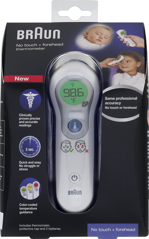 Braun No Touch + Forehead Thermometer Braun(328785730005): customers ...