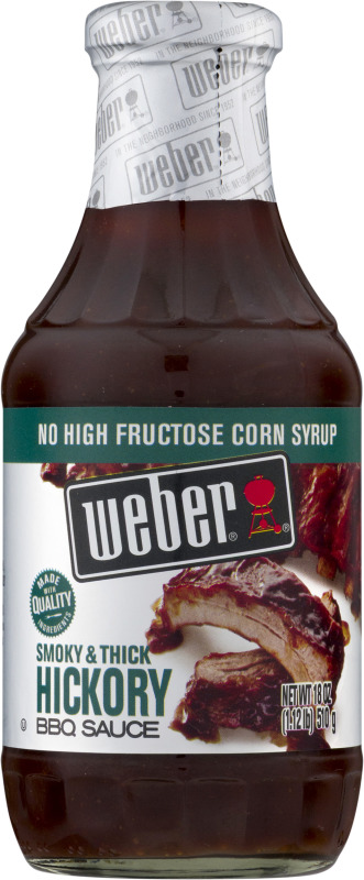 Weber BBQ Sauce Smoky & Thick Hickory Weber(47600951837): customers ...