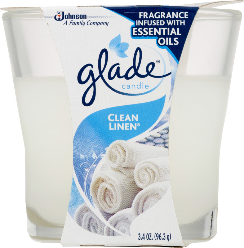 Glade Candle Clean Linen Glade(46500769580): customers reviews @ listex ...