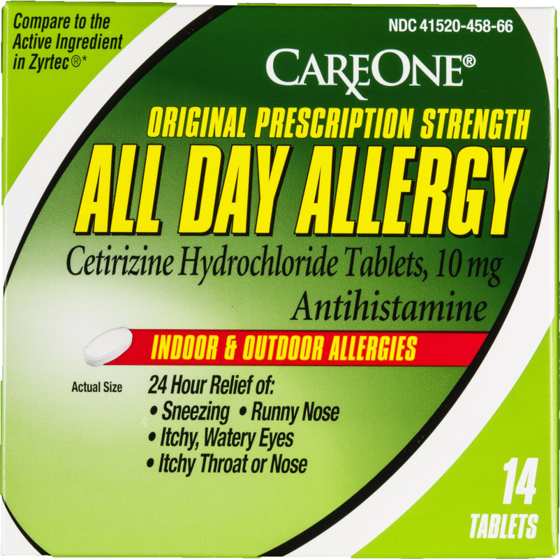CareOne All Day Allergy Antihistamine Tablets - 14 CT CareOne ...