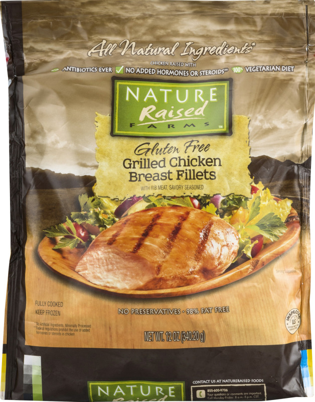 Nature Raised Farms Gluten Free Grilled Chicken Breast Fillets Nature ...