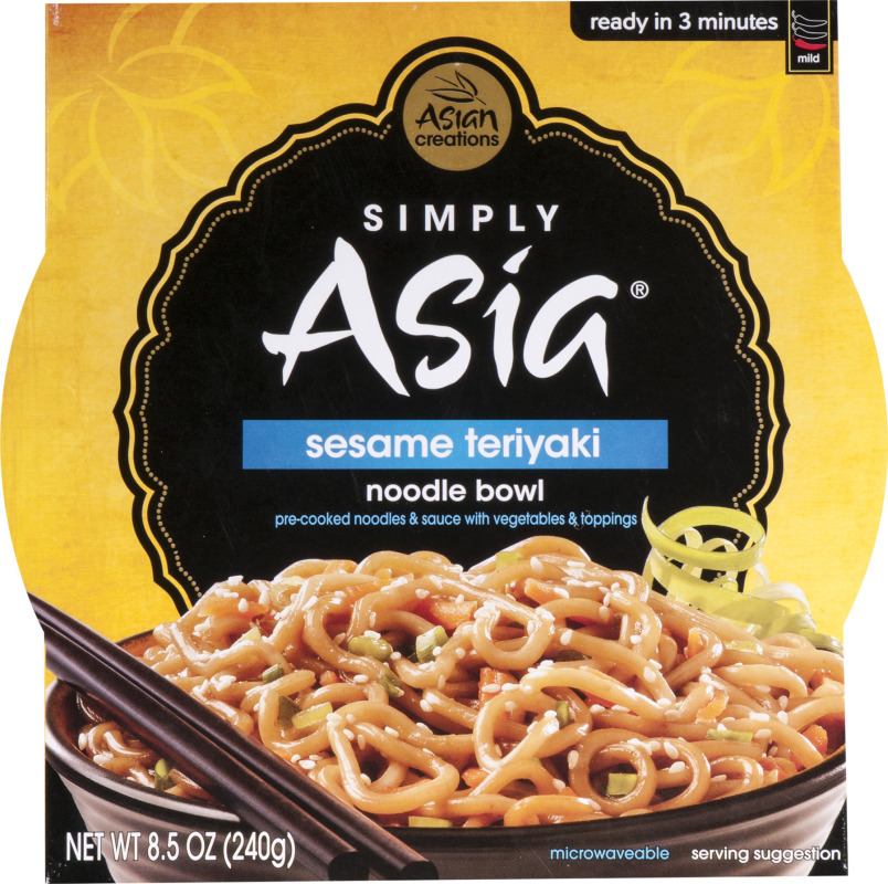 Simply Asia Noodle Bowl Sesame Teriyaki Simply Asia(854285000862 ...